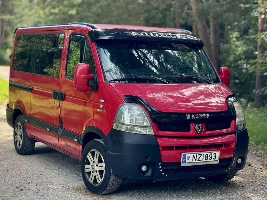 Sarkans Renault Master 2006 Radviliškis, ar dzinēja tilpumu 2.50 L un nobraukumu 392 tūkst. km par 3100 €, foto 1 vietnē AUTOMOTO.COM.LV