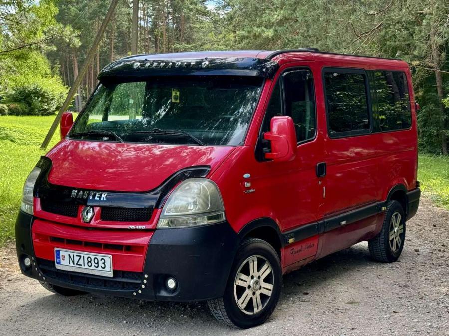 Sarkans Renault Master 2006 Radviliškis, ar dzinēja tilpumu 2.50 L un nobraukumu 392 tūkst. km par 3100 €, foto 3 vietnē AUTOMOTO.COM.LV