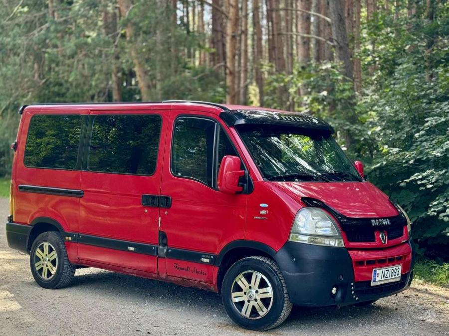 Sarkans Renault Master 2006 Radviliškis, ar dzinēja tilpumu 2.50 L un nobraukumu 392 tūkst. km par 3100 €, foto 4 vietnē AUTOMOTO.COM.LV