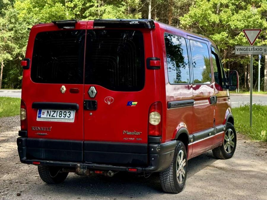 Sarkans Renault Master 2006 Radviliškis, ar dzinēja tilpumu 2.50 L un nobraukumu 392 tūkst. km par 3100 €, foto 7 vietnē AUTOMOTO.COM.LV