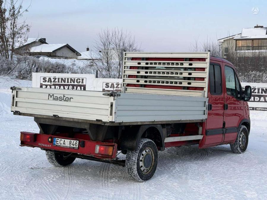 Sarkans Renault Master 2008 Viļņa, ar dzinēja tilpumu 2.00 L un nobraukumu 350 tūkst. km par 3000 €, foto 9 vietnē AUTOMOTO.COM.LV