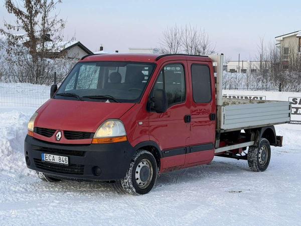 Sarkans Renault Master 2008 Viļņa, ar dzinēja tilpumu 2.00 L un nobraukumu 350 tūkst. km par 2800 €, foto 1 vietnē AUTOMOTO.COM.LV