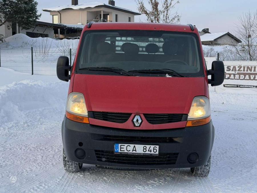 Red Renault Master 2008 in Vilnius, with an engine capacity of 2.00 L and mileage of 350 thousand km for 2800 €, photo 2 on AUTOMOTO.COM.LV