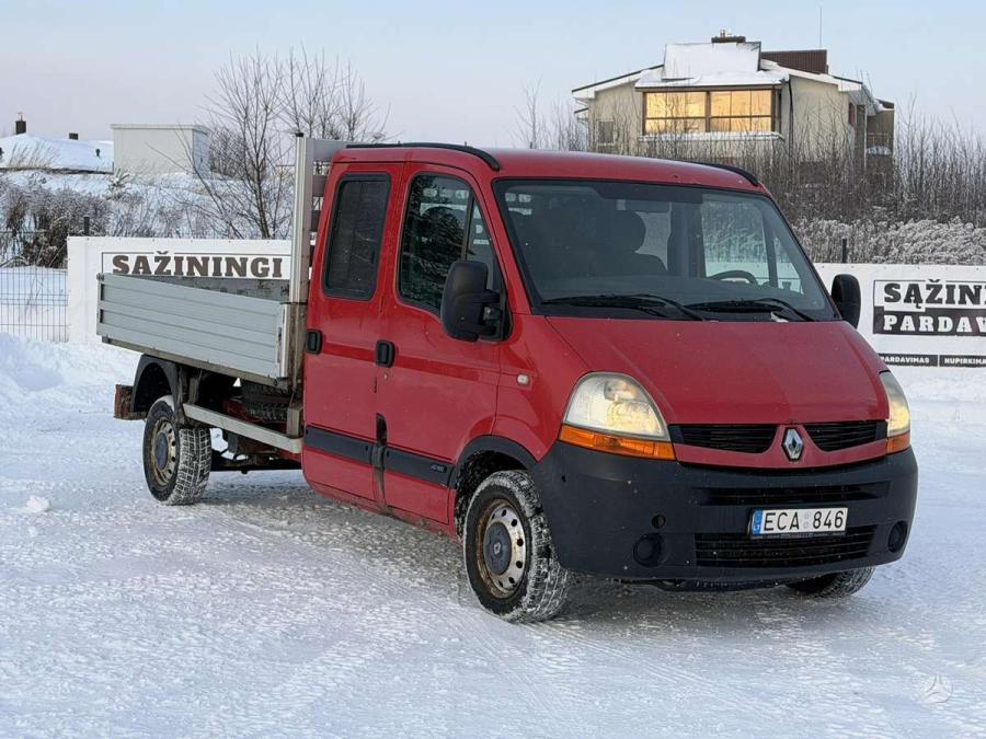 Red Renault Master 2008 in Vilnius, with an engine capacity of 2.00 L and mileage of 350 thousand km for 2800 €, photo 3 on AUTOMOTO.COM.LV