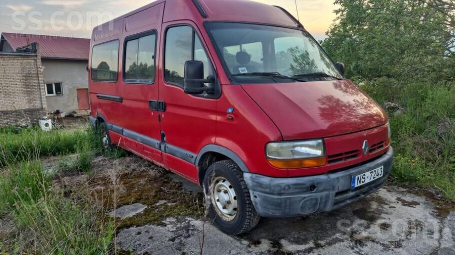 Sarkans Renault Master 2000 Rēzekne, ar dzinēja tilpumu 2.80 L un nobraukumu 330 tūkst. km par 2400 €, foto 1 vietnē AUTOMOTO.COM.LV
