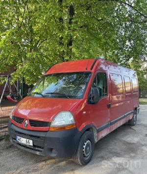 Red Renault Master 2007 in Riga, with an engine capacity of 2.50 L and mileage of 596 thousand km for 2250 €, photo 1 on AUTOMOTO.COM.LV