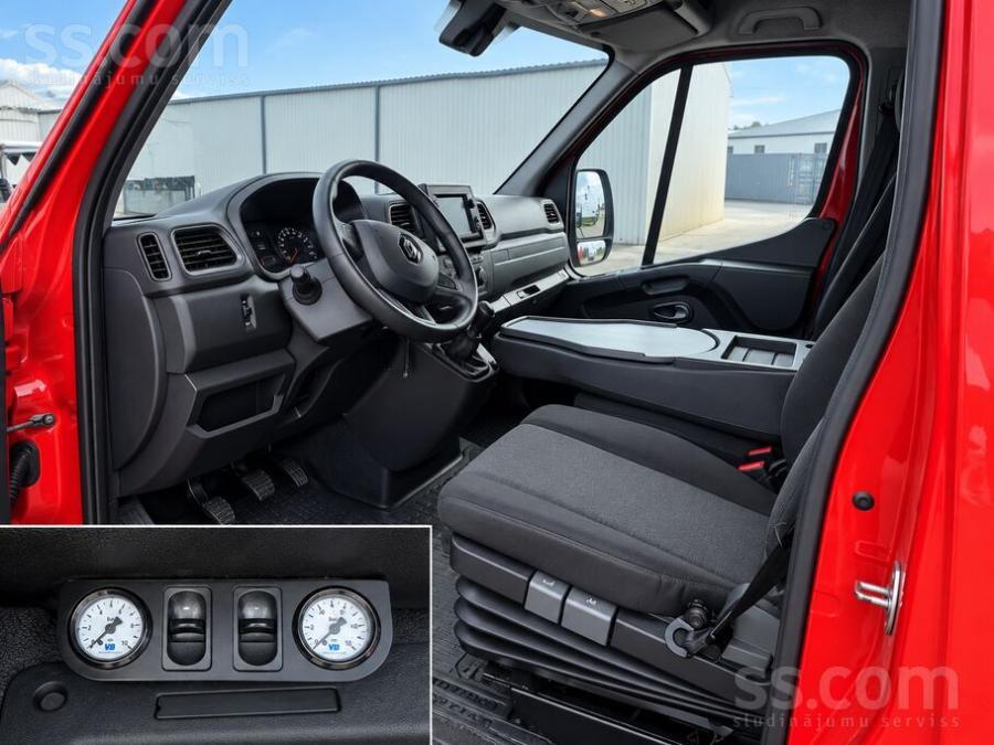 Red Renault Master 2021 in Riga, with an engine capacity of 2.30 L and mileage of 249 thousand km for 16500 €, photo 7 on AUTOMOTO.COM.LV