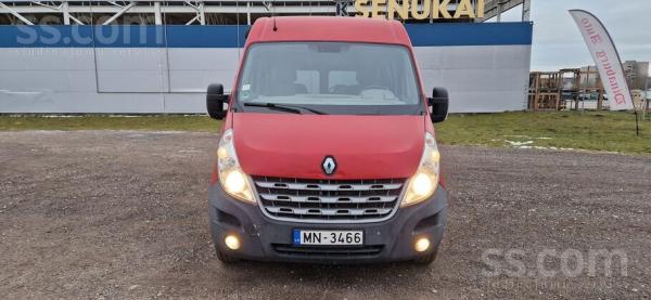 Red Renault Master 2013 in Daugavpils, with an engine capacity of 2.30 L and mileage of 446 thousand km for 9950 €, photo 8 on AUTOMOTO.COM.LV