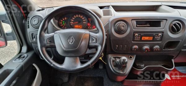 Red Renault Master 2013 in Daugavpils, with an engine capacity of 2.30 L and mileage of 446 thousand km for 9950 €, photo 10 on AUTOMOTO.COM.LV