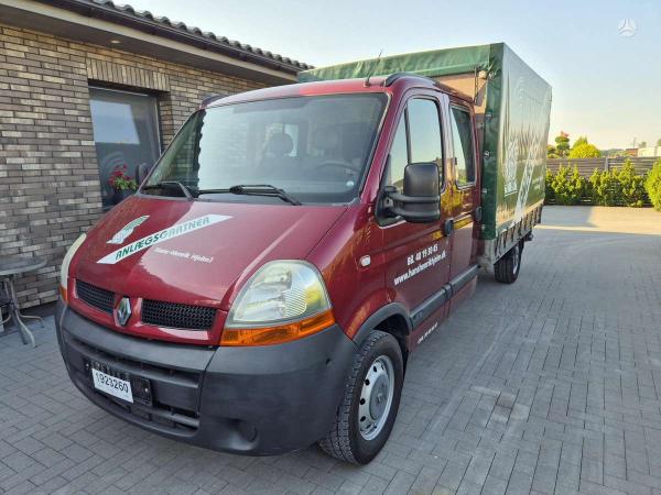 Red Renault Master 2005 in Klaipeda, with an engine capacity of 2.50 L and mileage of 230 thousand km for 5600 €, photo 1 on AUTOMOTO.COM.LV