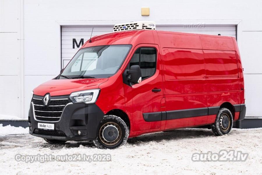 Red Renault Master 2022 in Riga, with an engine capacity of 2.30 L and mileage of 130 thousand km for 17370 €, photo 1 on AUTOMOTO.COM.LV