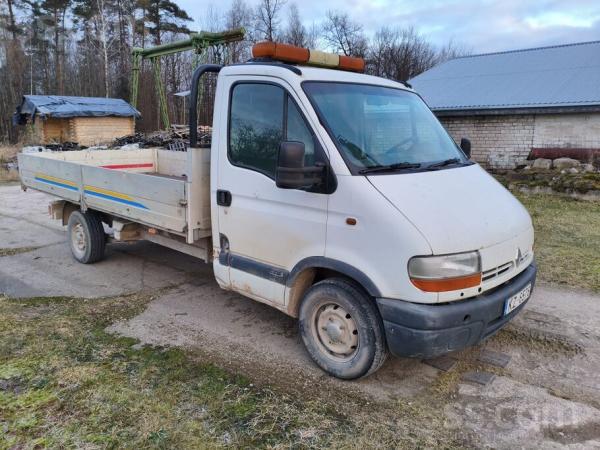 White Renault Master 2000 in Valmiera, with an engine capacity of 2.80 L and mileage of 315 thousand km for 4000 €, photo 1 on AUTOMOTO.COM.LV