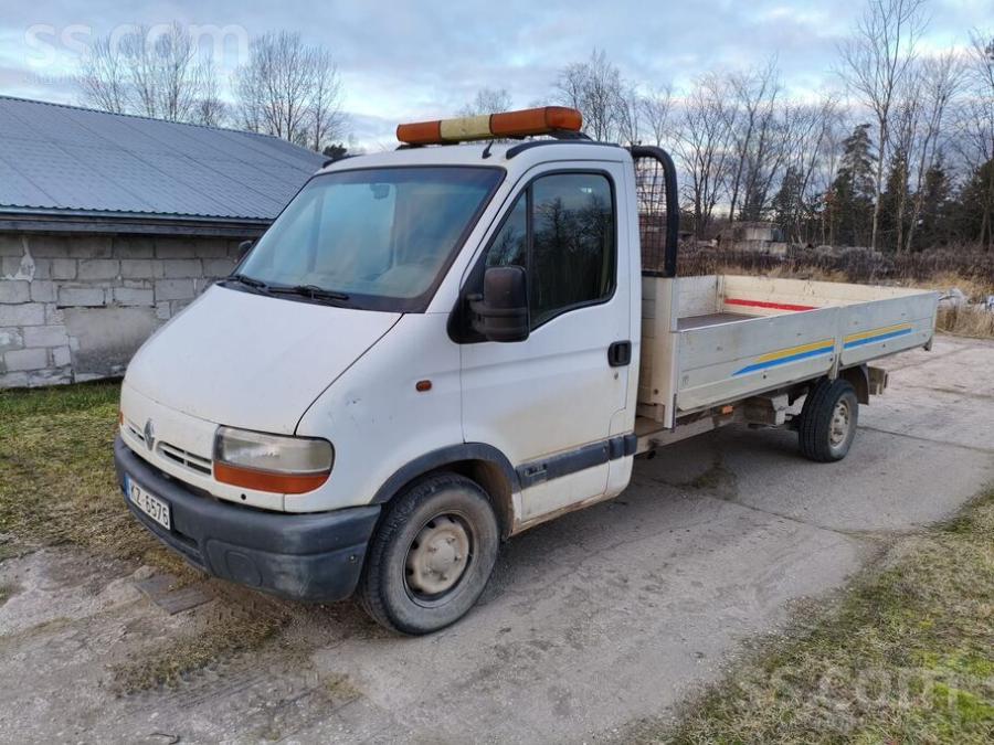 White Renault Master 2000 in Valmiera, with an engine capacity of 2.80 L and mileage of 315 thousand km for 4000 €, photo 6 on AUTOMOTO.COM.LV
