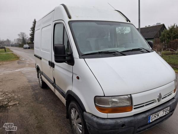 White Renault Master 2003 in Mazeikiai, with an engine capacity of 2.20 L and mileage of 400 thousand km for 1850 €, photo 2 on AUTOMOTO.COM.LV