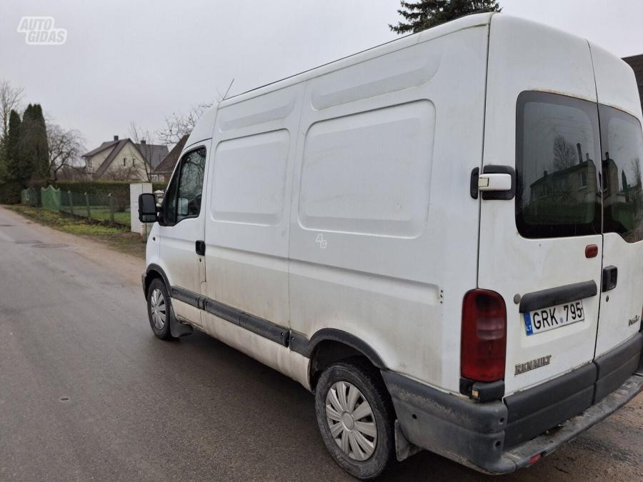 Balts Renault Master 2003 Mažeikiai, ar dzinēja tilpumu 2.50 L un nobraukumu 400 tūkst. km par 1850 €, foto 2 vietnē AUTOMOTO.COM.LV