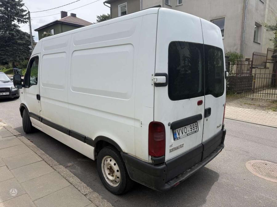 Balts Renault Master 2003 Viļņa, ar dzinēja tilpumu 2.19 L un nobraukumu 301 tūkst. km par 1700 €, foto 1 vietnē AUTOMOTO.COM.LV