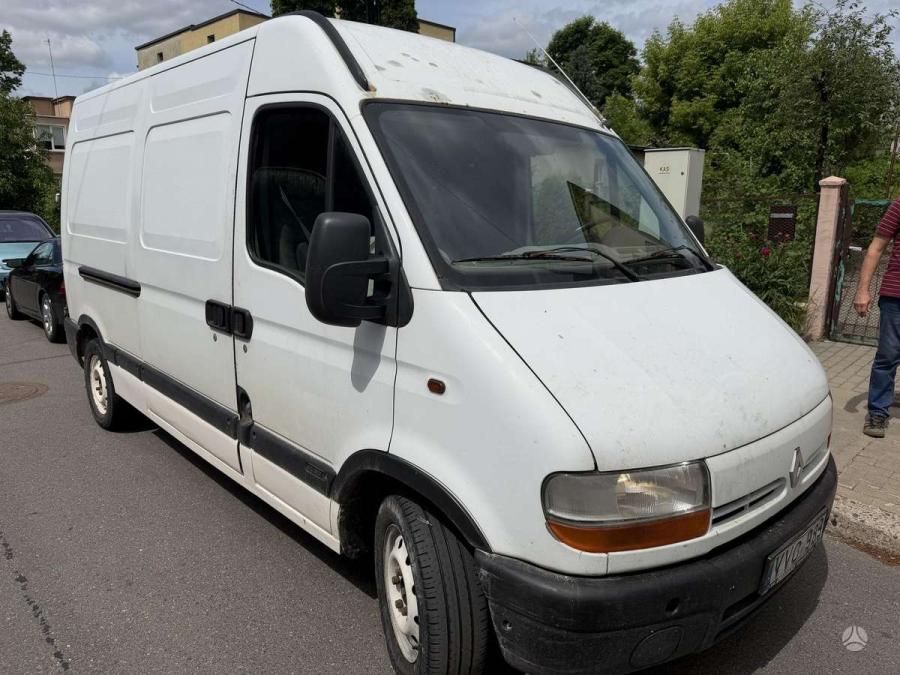 Balts Renault Master 2003 Viļņa, ar dzinēja tilpumu 2.19 L un nobraukumu 301 tūkst. km par 1700 €, foto 8 vietnē AUTOMOTO.COM.LV