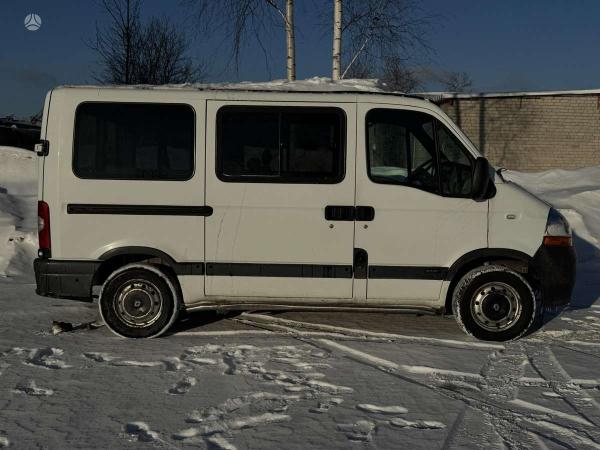 White Renault Master 2006 in Vilnius, with an engine capacity of 1.87 L and mileage of 242 thousand km for 5490 €, photo 4 on AUTOMOTO.COM.LV