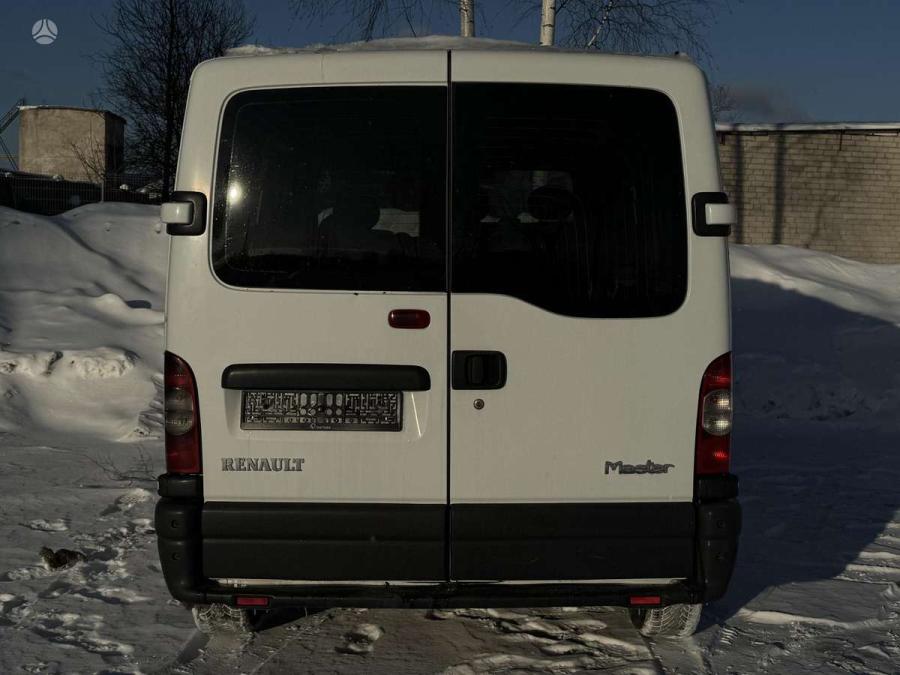 White Renault Master 2006 in Vilnius, with an engine capacity of 1.87 L and mileage of 242 thousand km for 5490 €, photo 6 on AUTOMOTO.COM.LV