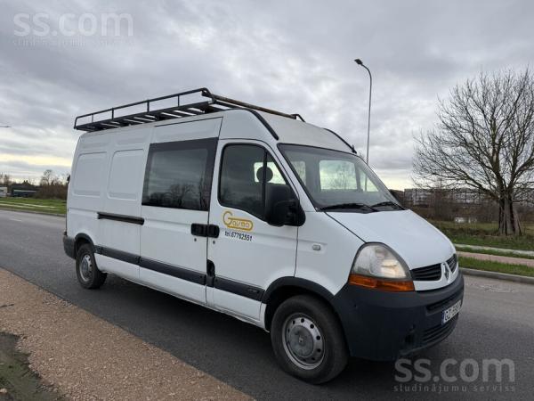 White Renault Master 2007 in Jelgava, with an engine capacity of 2.50 L and mileage of 219 thousand km for 4100 €, photo 3 on AUTOMOTO.COM.LV