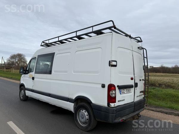 White Renault Master 2007 in Jelgava, with an engine capacity of 2.50 L and mileage of 219 thousand km for 4100 €, photo 5 on AUTOMOTO.COM.LV