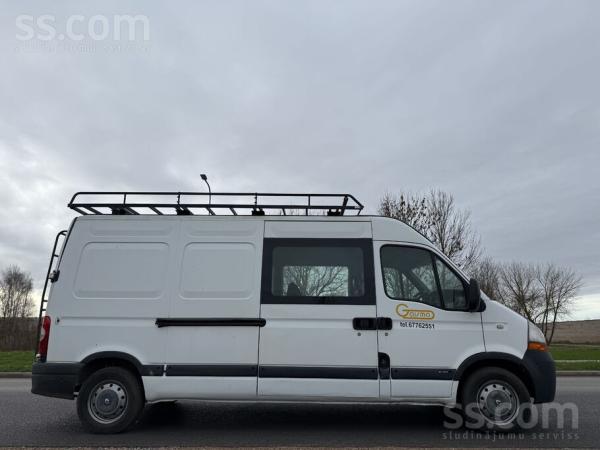 White Renault Master 2007 in Jelgava, with an engine capacity of 2.50 L and mileage of 219 thousand km for 4100 €, photo 6 on AUTOMOTO.COM.LV