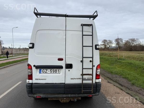White Renault Master 2007 in Jelgava, with an engine capacity of 2.50 L and mileage of 219 thousand km for 4100 €, photo 7 on AUTOMOTO.COM.LV