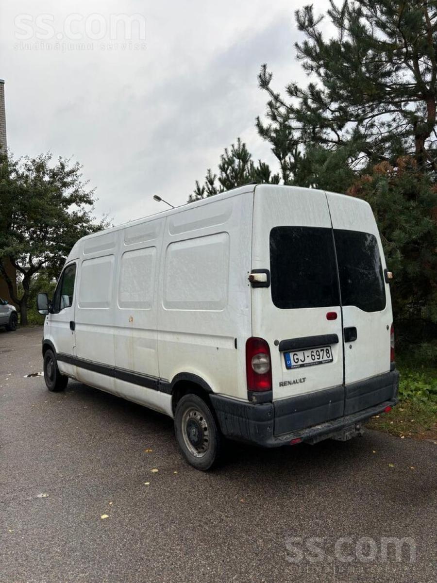 White Renault Master 2007 in Riga, with an engine capacity of 2.50 L and mileage of 420 thousand km for 2650 €, photo 3 on AUTOMOTO.COM.LV