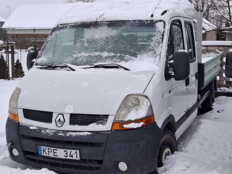 Balts Renault Master 2007 Šilutė, ar dzinēja tilpumu 2.46 L un nobraukumu 415 tūkst. km par 2000 €, foto 1 vietnē AUTOMOTO.COM.LV