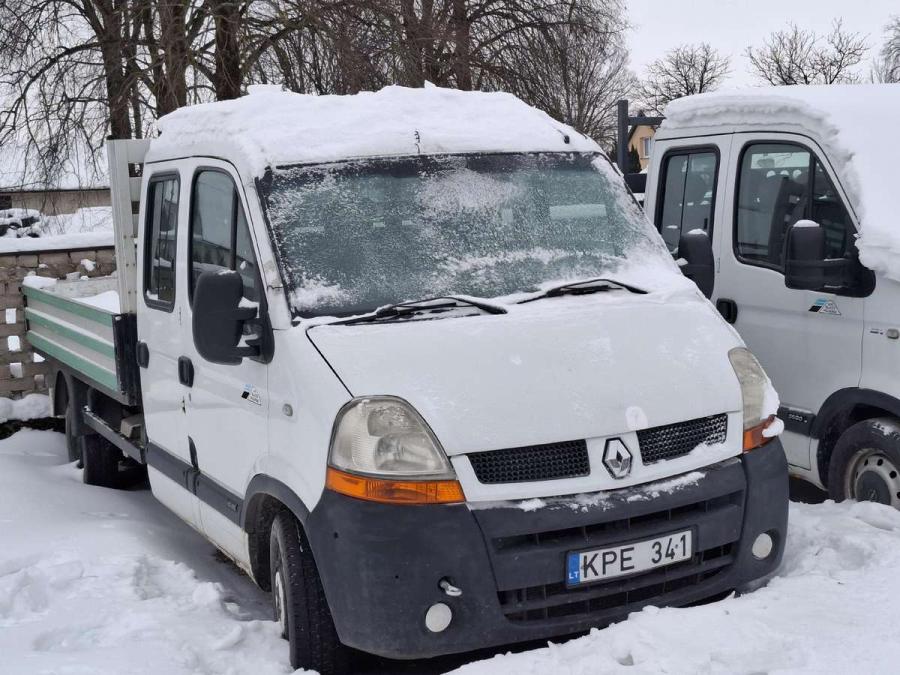 Balts Renault Master 2007 Šilutė, ar dzinēja tilpumu 2.46 L un nobraukumu 415 tūkst. km par 2000 €, foto 2 vietnē AUTOMOTO.COM.LV