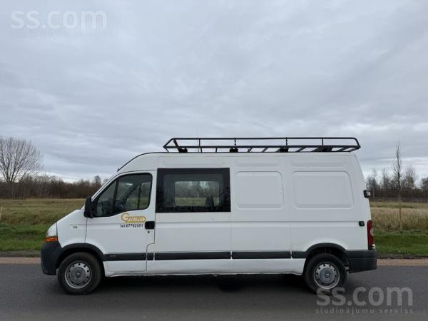 Белый Рено Мастер 2007 в Елгава, объемом двигателя 2.50 л и пробегом 219 тыс. км за 3900 €, фото 1 на AUTOMOTO.COM.LV