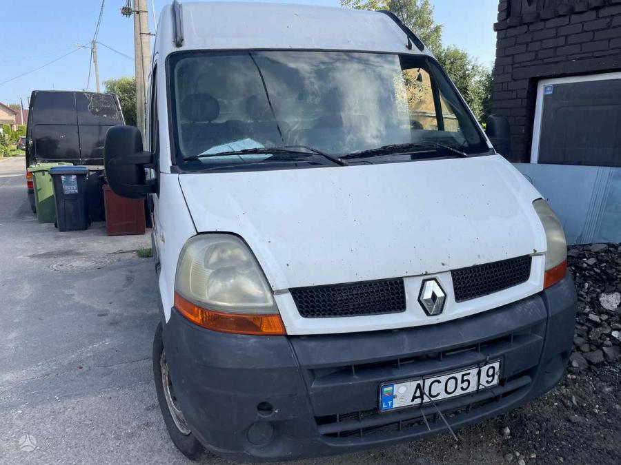 Balts Renault Master 2008 Viļņa, ar dzinēja tilpumu 2.40 L un nobraukumu 334 tūkst. km par 1100 €, foto 3 vietnē AUTOMOTO.COM.LV