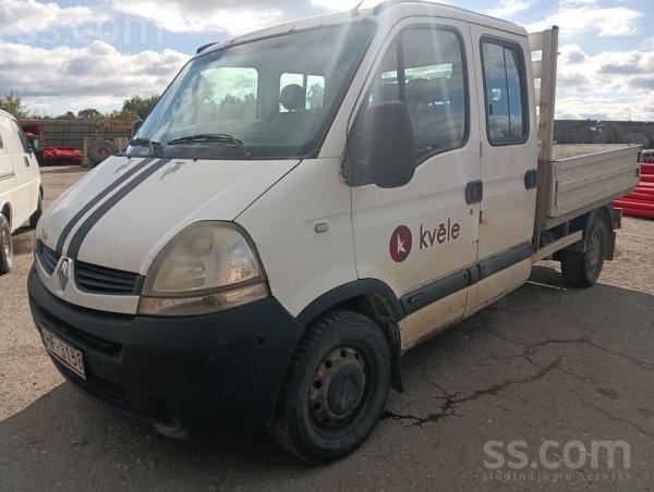 Renault Master 2008 in Bauska on AUTOMOTO.COM.LV White Renault Master 2008 in Bauska, with an engine capacity of 2.50 L and mileage of 496 thousand km for 1400 €, photo 8 on AUTOMOTO.COM.LV