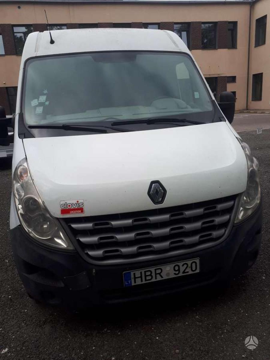 White Renault Master 2010 in Vilnius, with an engine capacity of 2.30 L and mileage of 289 thousand km for 5100 €, photo 3 on AUTOMOTO.COM.LV