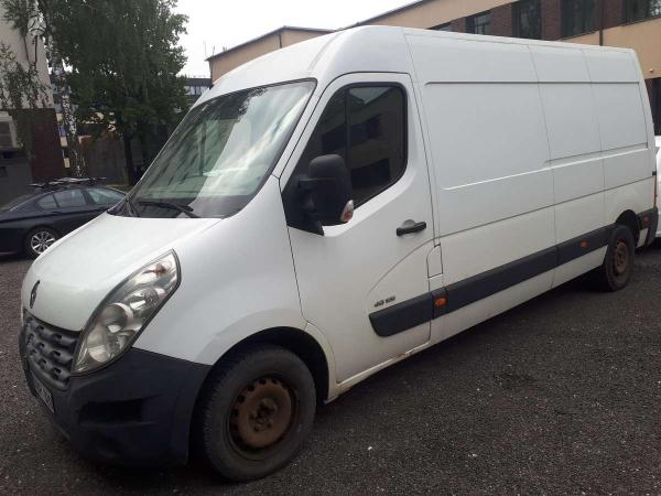 White Renault Master 2010 in Vilnius, with an engine capacity of 2.30 L and mileage of 289 thousand km for 5100 €, photo 3 on AUTOMOTO.COM.LV