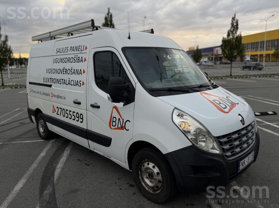 White Renault Master 2010 in Riga, with an engine capacity of 2.30 L and mileage of 292 thousand km for 5800 €, photo 8 on AUTOMOTO.COM.LV