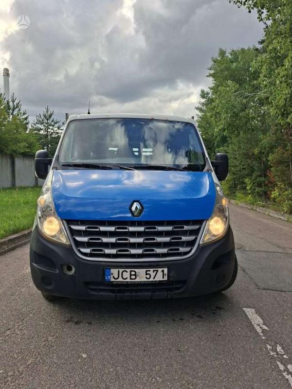 White Renault Master 2012 in Vilnius, with an engine capacity of 2.30 L and mileage of 418 thousand km for 5999 €, photo 3 on AUTOMOTO.COM.LV