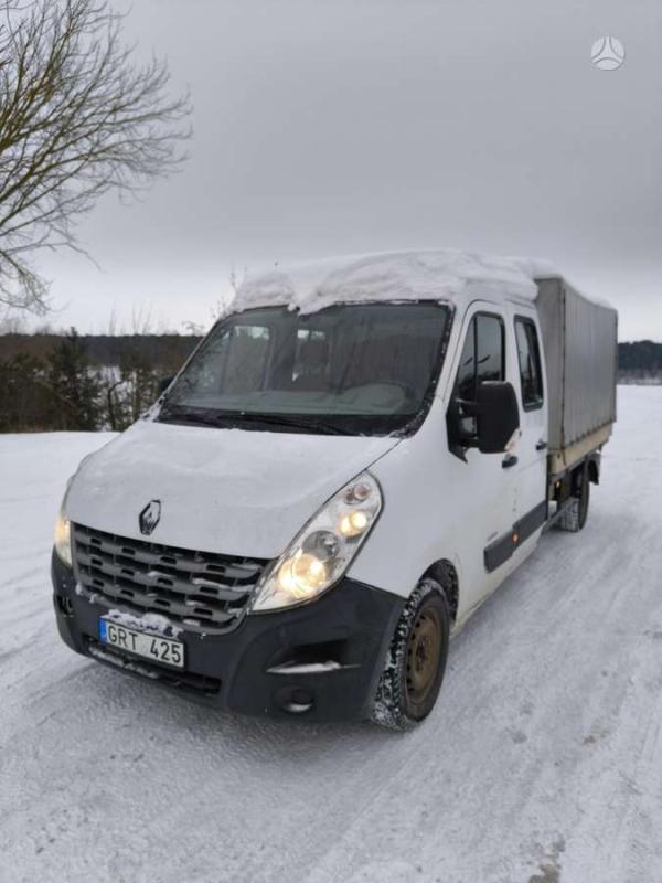 Balts Renault Master 2013 Kauņa, ar dzinēja tilpumu 2.30 L un nobraukumu 250 tūkst. km par 9600 €, foto 1 vietnē AUTOMOTO.COM.LV