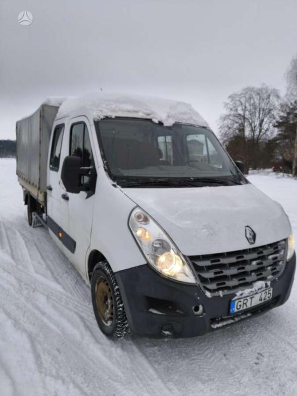 Balts Renault Master 2013 Kauņa, ar dzinēja tilpumu 2.30 L un nobraukumu 250 tūkst. km par 9600 €, foto 2 vietnē AUTOMOTO.COM.LV