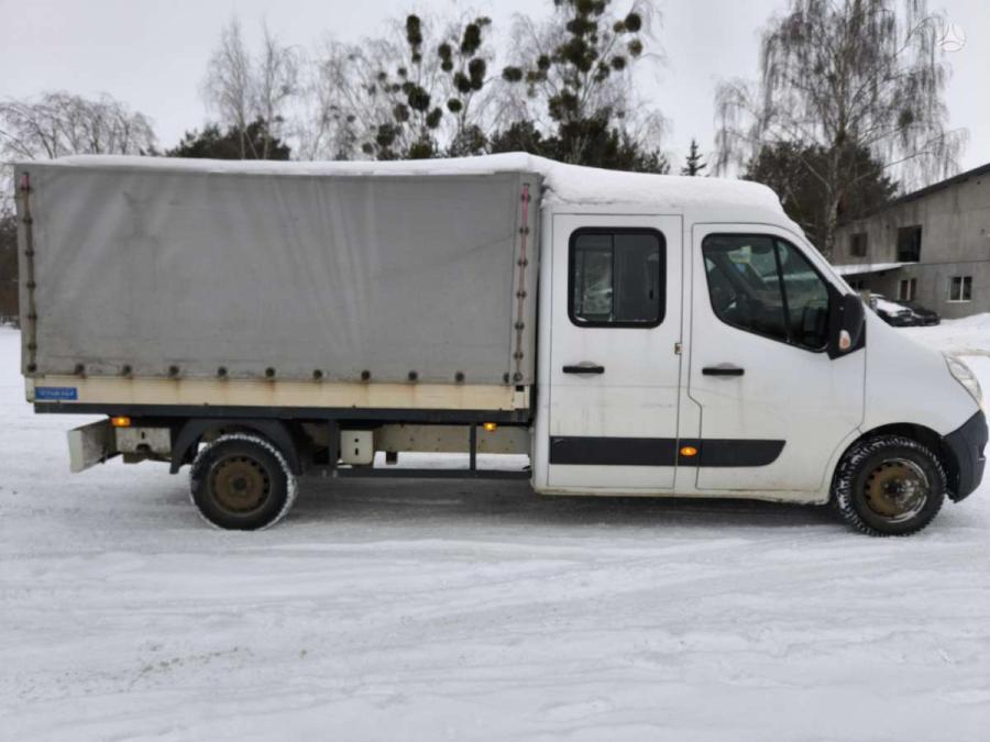 White Renault Master 2013 in Kaunas, with an engine capacity of 2.30 L and mileage of 250 thousand km for 9600 €, photo 3 on AUTOMOTO.COM.LV