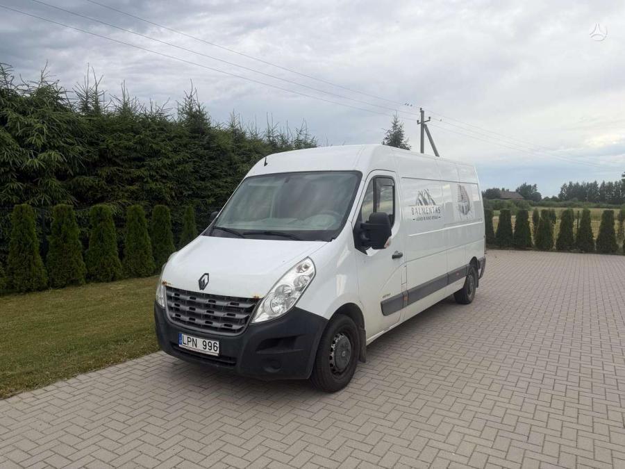 White Renault Master 2013 in Taurage, with an engine capacity of 2.30 L and mileage of 400 thousand km for 4500 €, photo 5 on AUTOMOTO.COM.LV