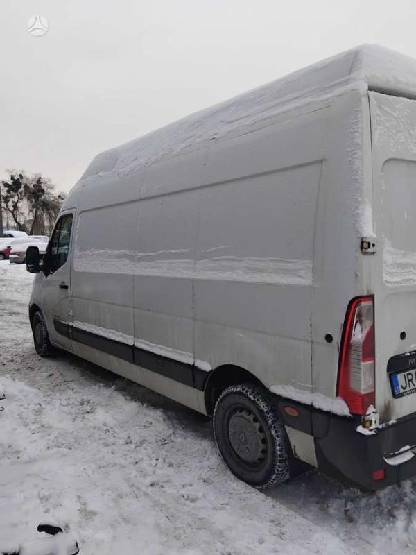 White Renault Master 2014 in Kaunas, with an engine capacity of 2.30 L and mileage of 647 thousand km for 4840 €, photo 3 on AUTOMOTO.COM.LV