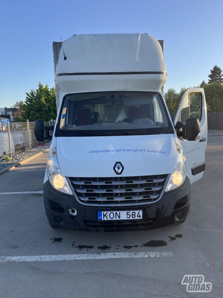 White Renault Master 2014 in Kaunas, with an engine capacity of 2.30 L and mileage of 486 thousand km for 5500 €, photo 1 on AUTOMOTO.COM.LV