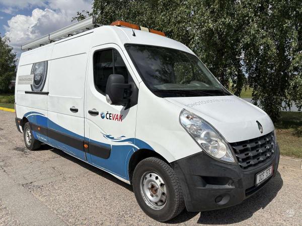 White Renault Master 2014 in Vilnius, with an engine capacity of 2.30 L and mileage of 254 thousand km for 5700 €, photo 3 on AUTOMOTO.COM.LV