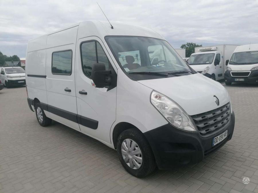 White Renault Master 2014 in Taurage, with an engine capacity of 2.30 L and mileage of 255 thousand km for 6800 €, photo 1 on AUTOMOTO.COM.LV