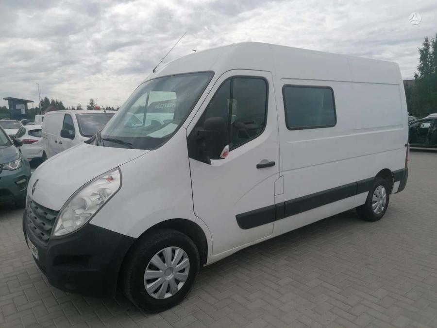 White Renault Master 2014 in Taurage, with an engine capacity of 2.30 L and mileage of 255 thousand km for 6800 €, photo 3 on AUTOMOTO.COM.LV