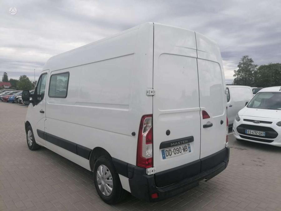 White Renault Master 2014 in Taurage, with an engine capacity of 2.30 L and mileage of 255 thousand km for 6800 €, photo 4 on AUTOMOTO.COM.LV