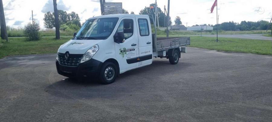 White Renault Master 2015 in Taurage, with an engine capacity of 2.30 L and mileage of 230 thousand km for 6700 €, photo 3 on AUTOMOTO.COM.LV
