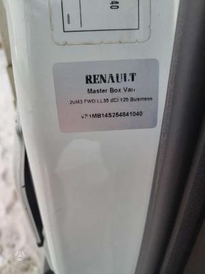 Balts Renault Master 2016 Viļņa, ar dzinēja tilpumu 2.30 L un nobraukumu 493 tūkst. km par 6950 €, foto 26 vietnē AUTOMOTO.COM.LV