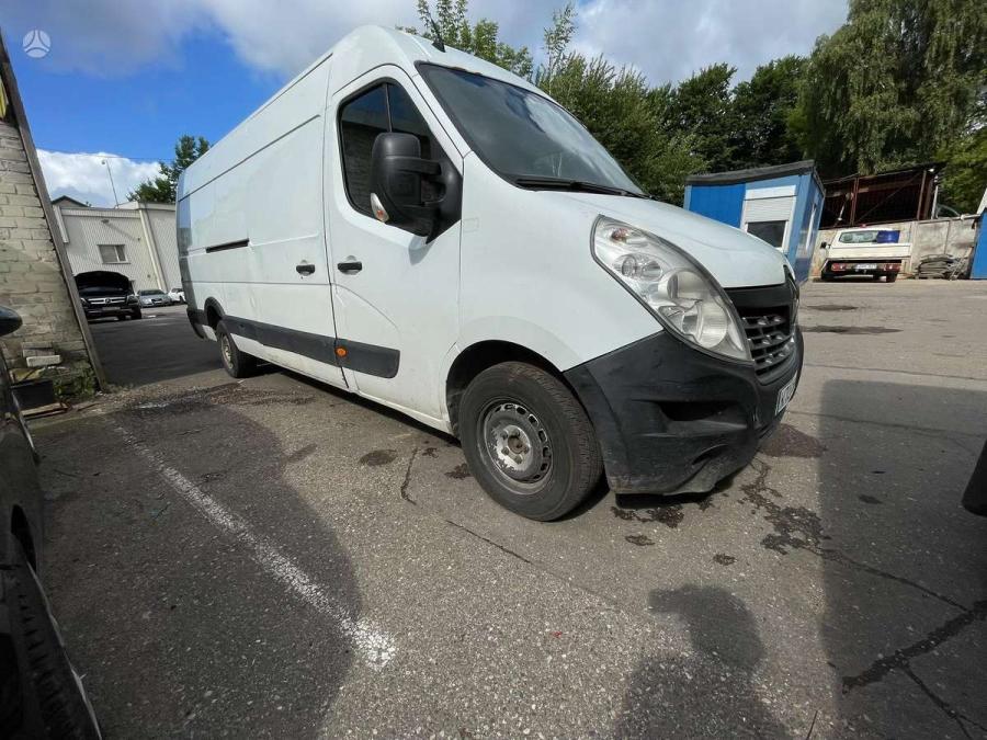 White Renault Master 2016 in Vilnius, with an engine capacity of 2.30 L and mileage of 430 thousand km for 2500 €, photo 5 on AUTOMOTO.COM.LV